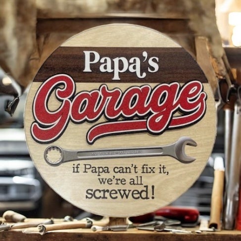 Papa's Garage Sign | Muddy Moose Market