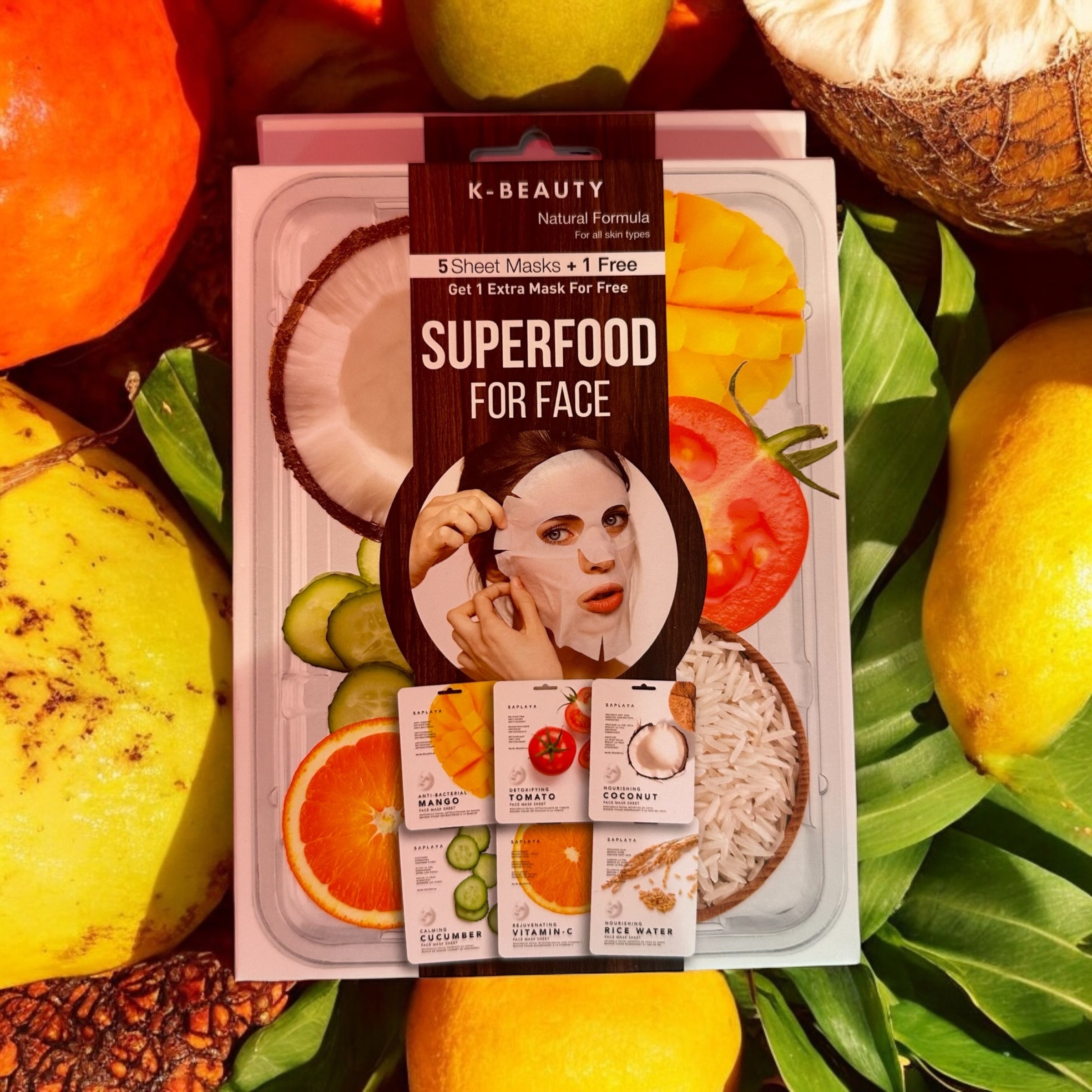 Superfood Face Mask Set 6 Pack | Muddy Moose Market
